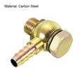 Uxcell 10mm Barb M14x1.5 Male Thread Hose Pipe Fitting Elbow Carbon ...