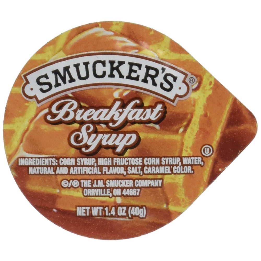 Smucker's Breakfast Syrup, 1.4 oz, 100 count - Walmart.com - Walmart.com