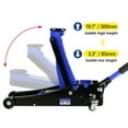 MMTX 3t Low Profile Jack, Blue and Black, Ultra Low Floor Jack with ...