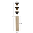 Alora Lighting FL341367PTB Versus 3 Light 68" Tall Column Floor Lamp ...