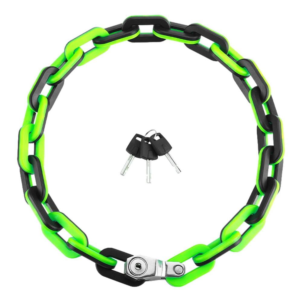 Tohuu Bike Chain Lock Heavy Duty Anti-theft Bike Lock with Keys 1 meter ...
