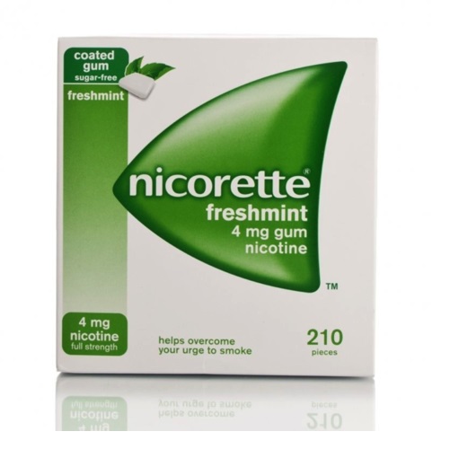 Nicorette Gum 4mg Fresh Mint (420 Pieces, 2 Boxes) - Walmart.com