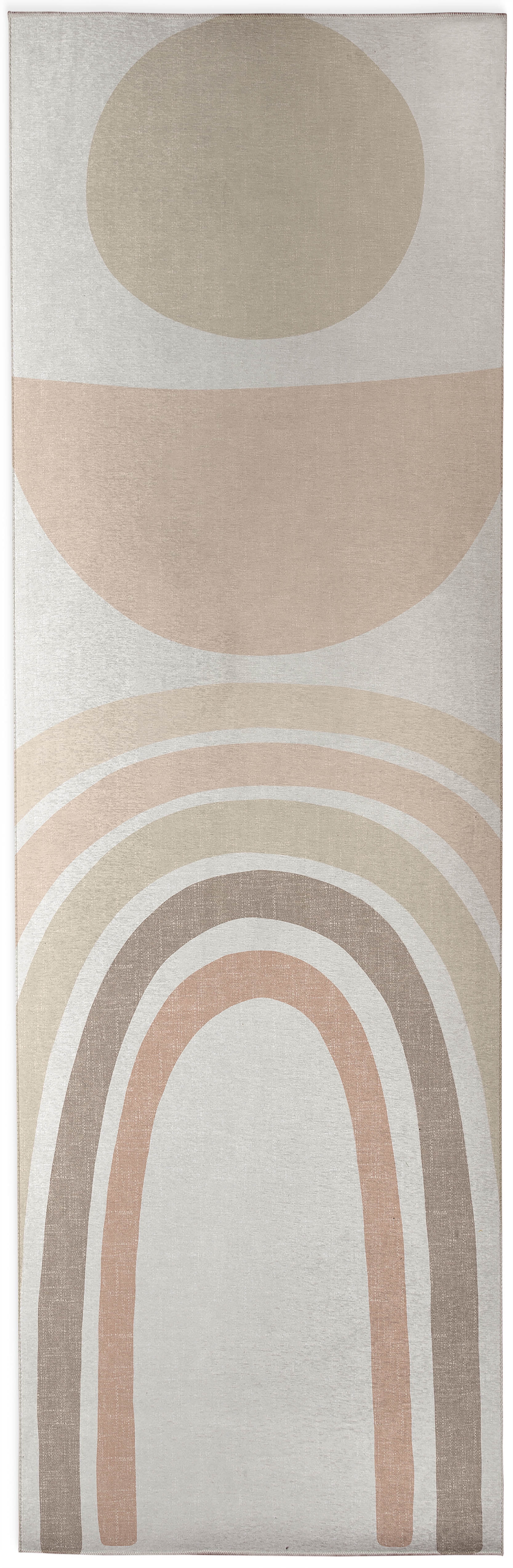 BOHO STACKED RAINBOW IVORY Kitchen Mat By Kavka Designs - Walmart.com