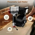 Pneumatic Coil Siding Nailer CN55,75-120PSI Air Coil Nail Gun Tool with ...