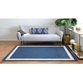 Rugs.com Georgia Collection Rug – 2' x 3' Navy Blue Flatweave Rug ...