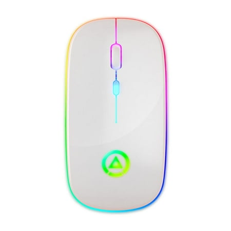 Wireless Mouse 7 color LED Mice with Receiver For White - Walmart.ca