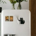 BooBubble Push Flower Vase cat whisker holder, Cat Fridge Magnets ...