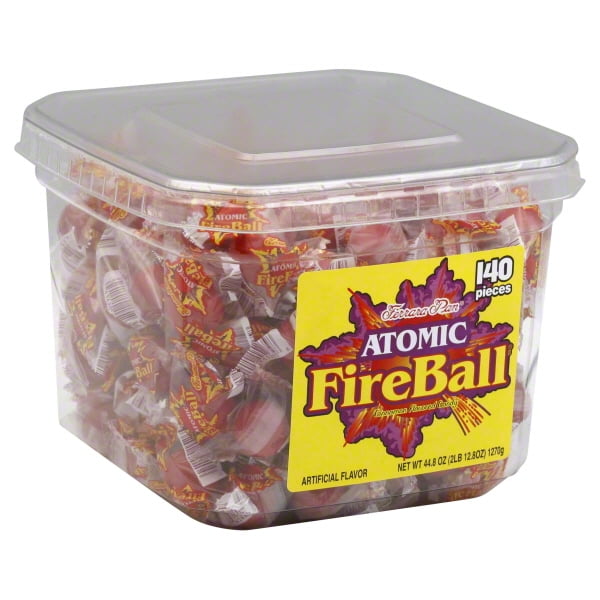 Ferrara Candy Atomic Fire Balls FireBall, 140 ea - Walmart.com
