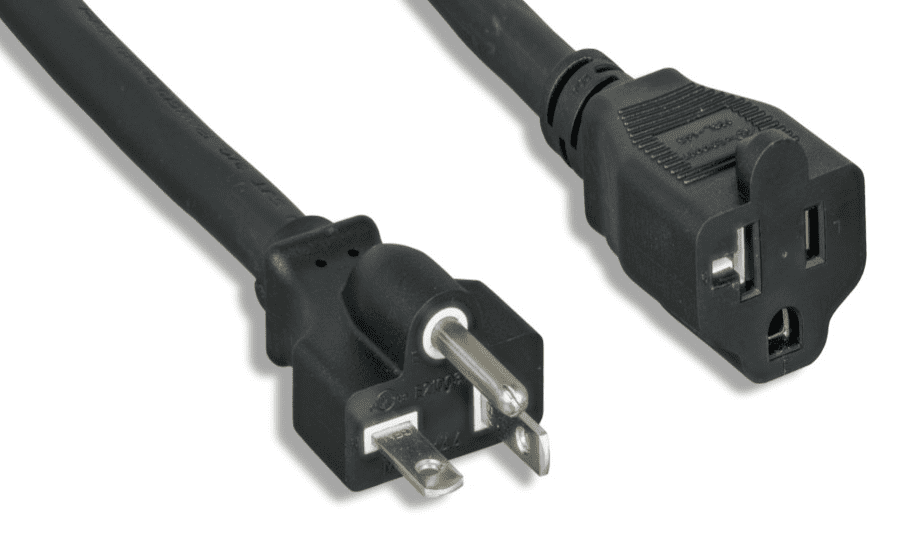 AYA 3Ft (3 Feet) 12AWG Heavy Duty NEMA 5-20P To NEMA 5-20R Power ...