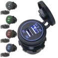 Dual USB Vehicle Charger, 5V 1A/2.1A, 12-24V Input with LED Indicator ...