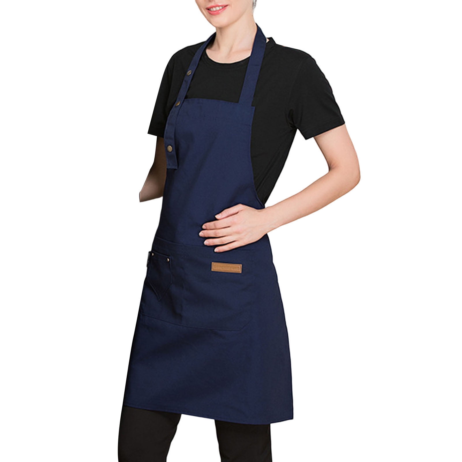Duixinghas Cooking Apron Waist Tie Adjustable Women Men Chef Workwear ...
