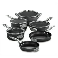 Calphalon Premier Space-Saving Stackable Pots, 10-Piece Hard-Anodized ...