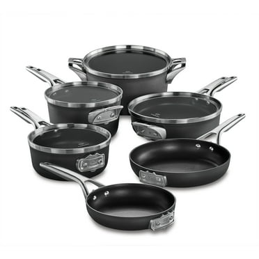 Calphalon Select AquaShield Nonstick 14-Piece Cookware Set, Space ...
