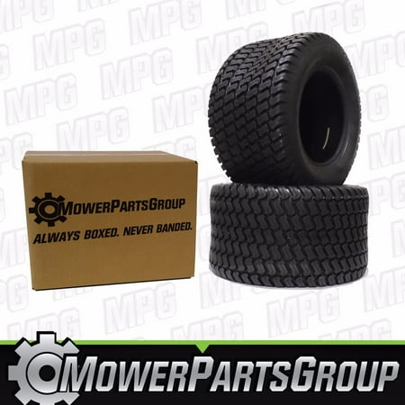 (2) 20x10.00-8 Turf Tires 4 Ply Lawn Mower and Garden Tractor 20x10x8 ...