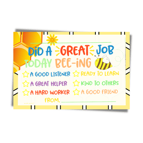 Punch Cards, BEE-Themed Classroom Incentive Loyalty Reward Cards for ...
