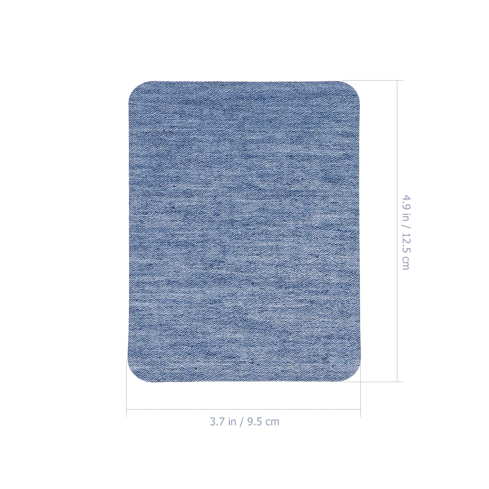 24Pcs Iron-on Patches Rectangular Sewing Patches Repair Patches Clothes ...