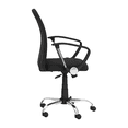 DreamSeat Black Ergonomic Durable Curve Task Chair Embroidered Corvette ...