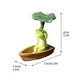 RnemiTe-amo Clearance！Meditating Frog Miniature Figurine,Garden Statue ...