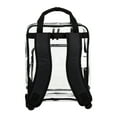 Eastsport Clear Backpack with Dual Handle and Padded Straps for School, Concerts, Stadiums ...