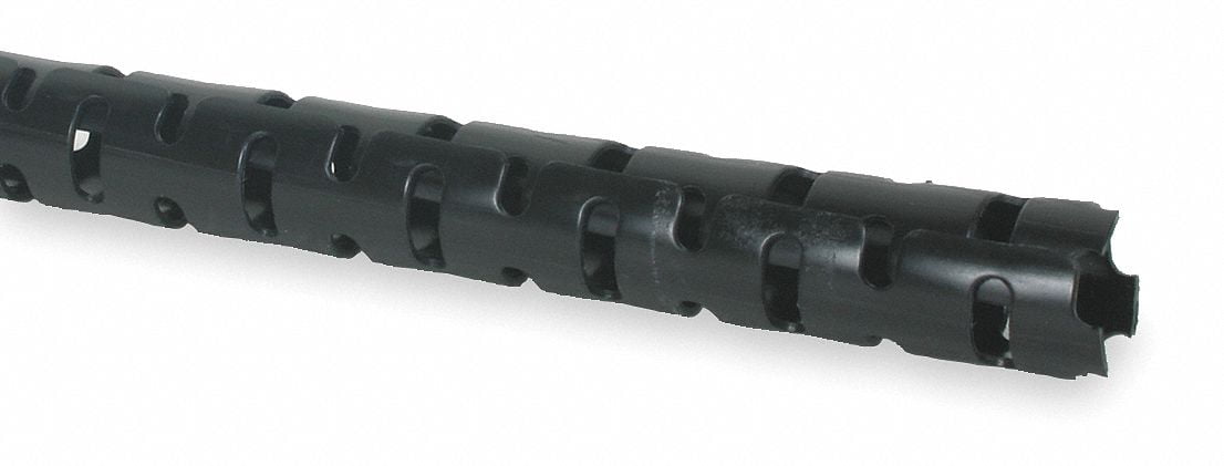 Panduit Split Harness Wrap,0.750In.,100 ft,Black PW75F-C20 - Walmart.com