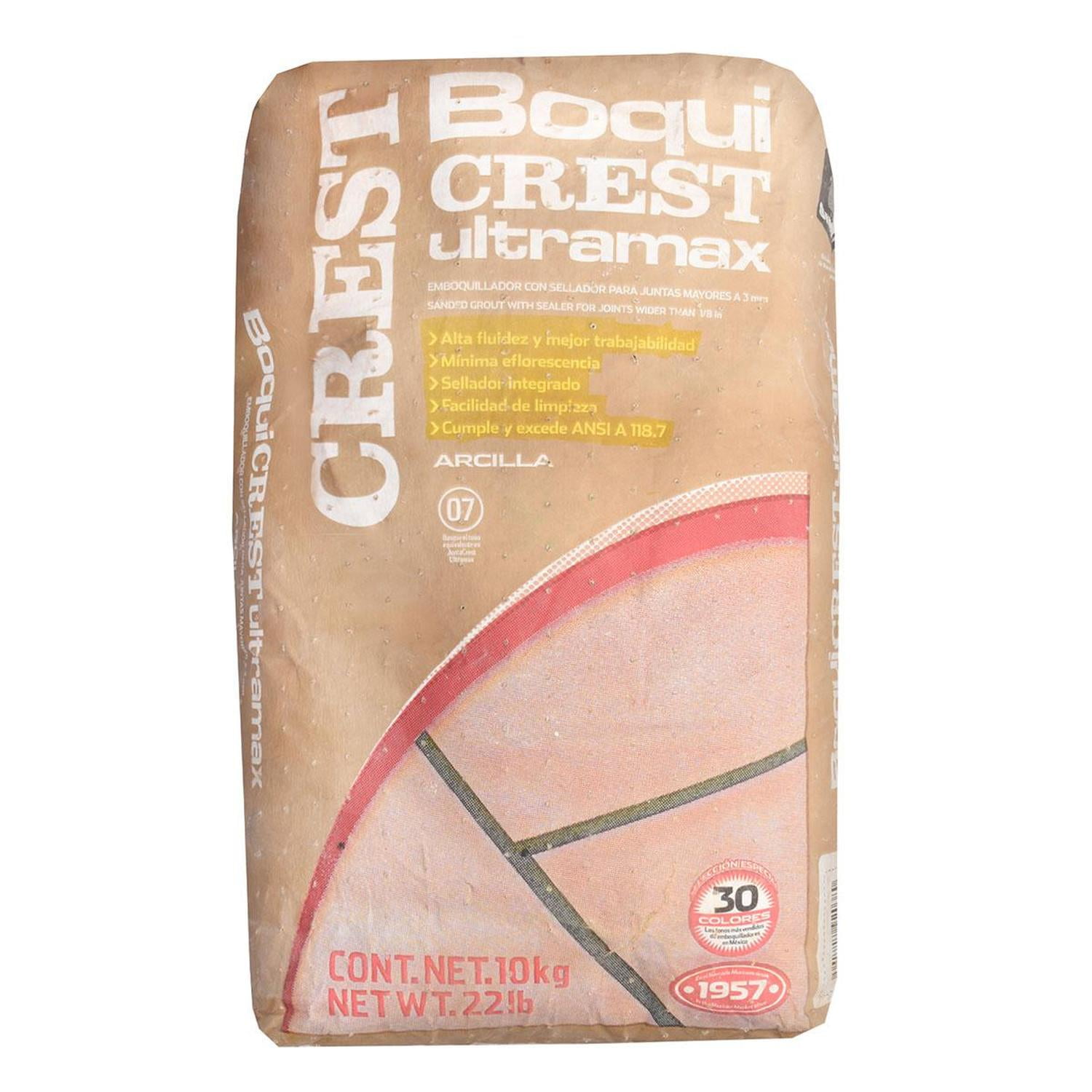 Emboquillador Boquicrest Ultramax Arcilla 10 Kg Crest multicolor ...