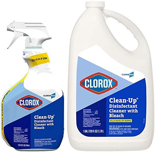 Clorox Clean Up Dsinfectant Cleaner with Bleach, Kills 99.9% of Germs ...