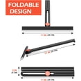 Upgraded Shower Squeegee for Glass Doors with 2 Pack Multi-Purpose 360 ...