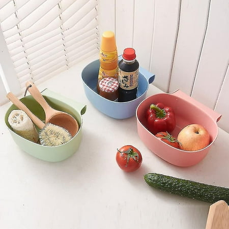 3-piece Plastic Kitchen Waste Collection Tray3-piece Plastic Kitchen ...