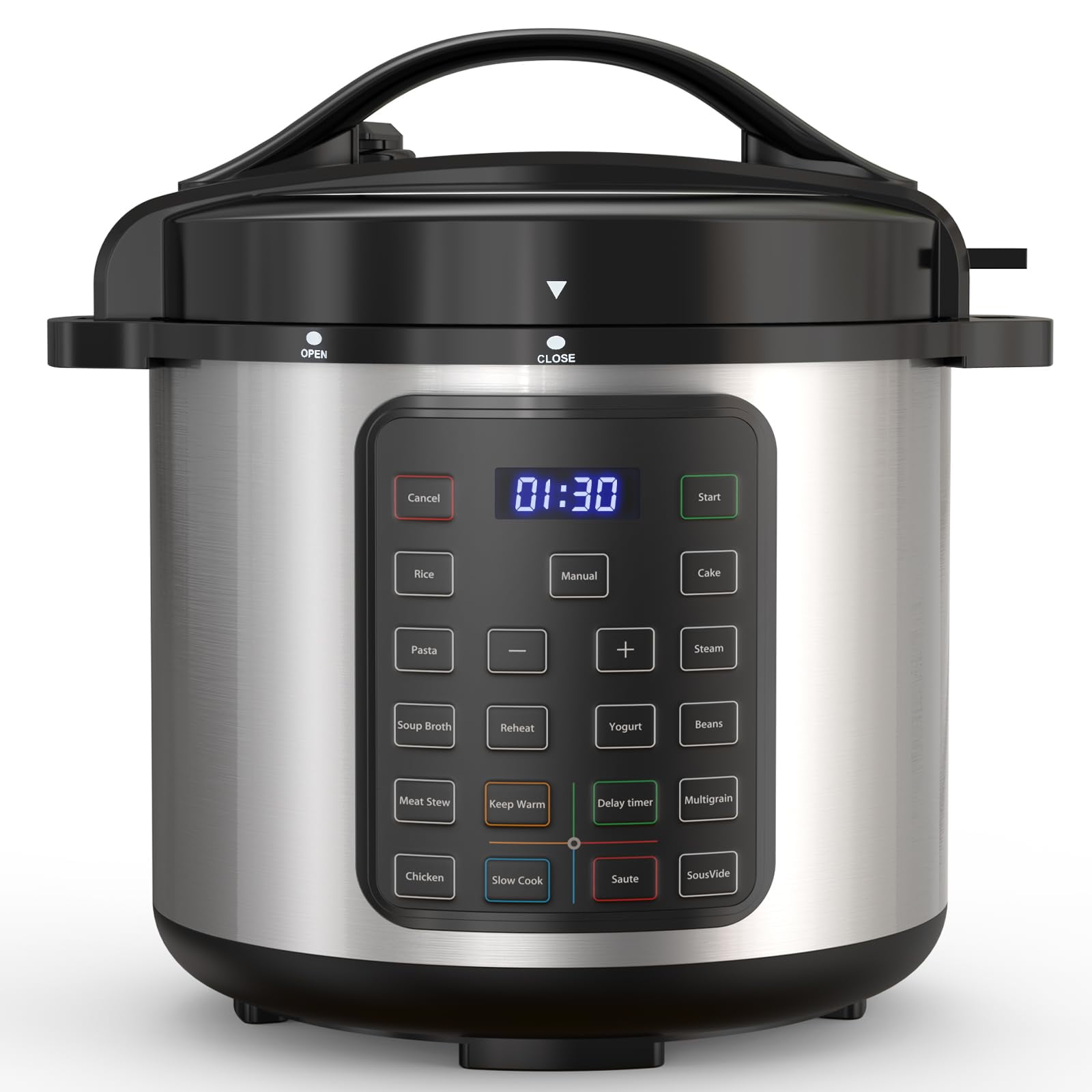 Sweetcrispy 8 QT Electric Pressure Canner 16-in-1 Multi Cooker Electric ...