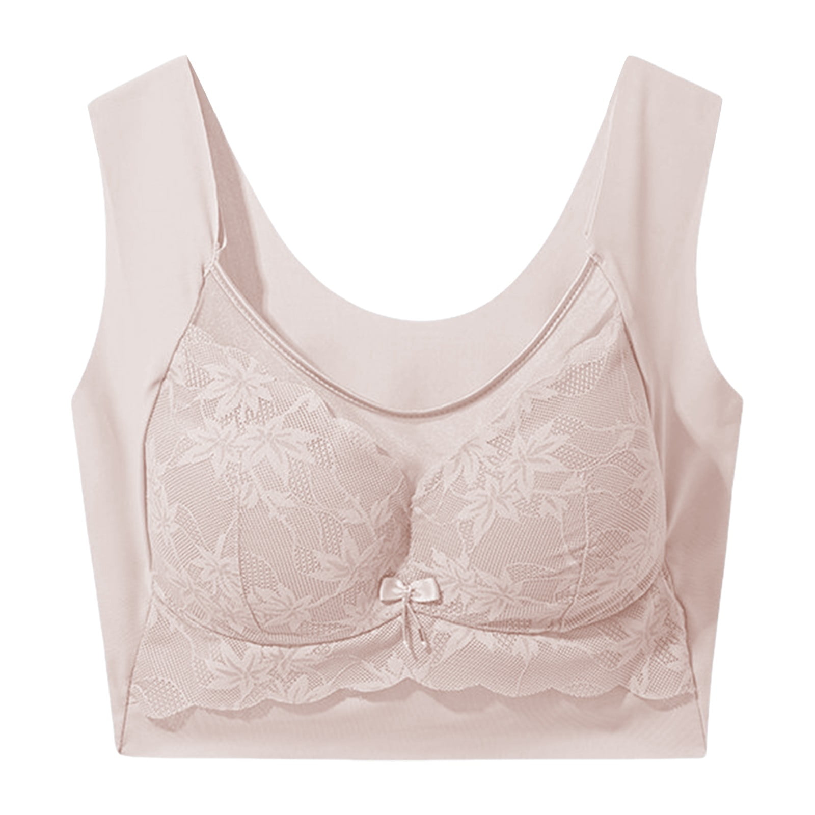 Click here for Manxivoo Seamless Wireless Bras Lace Back Design M... prices