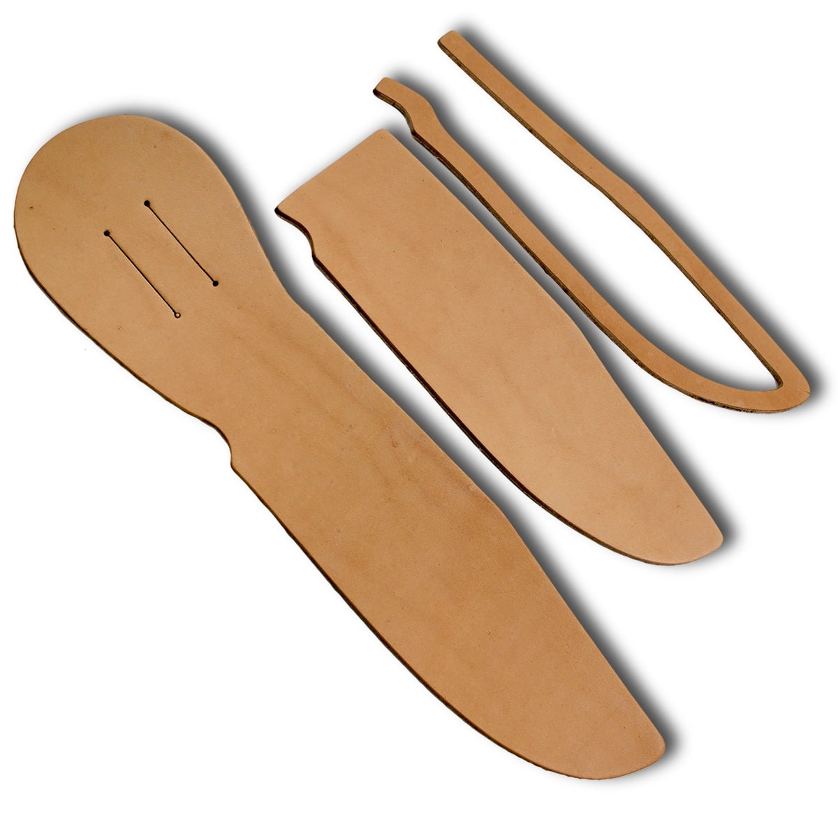 Sheath Kit #5 - Leather - for knives with blades up to 1 1/4” wide by 8 ...