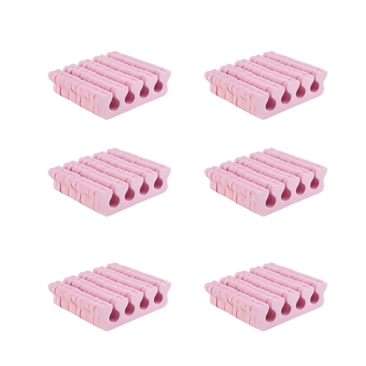 50pcs Foam Holding Relaxing Nail Separtors Toe Toes Pedicure Tools, Art ...