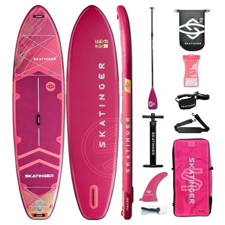 Skatinger 11'6×35" Super Wide Inflatable Paddle Board, Ultra Stable ...