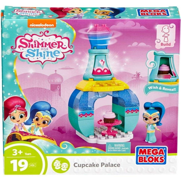Mega Bloks Nickelodeon Shimmer and Shine, Cupcake Palace - Walmart.com ...
