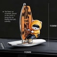 Agiufgs Car Dashboard Ornament Pvc+abs, Sliding Quietly with Inertial ...