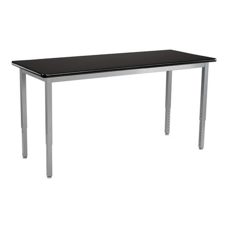 NPS SLT 8 Series 24x60" Metal Science Lab Table with HPL Top in Black ...