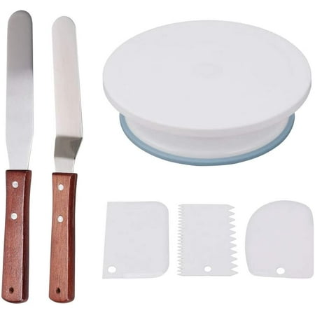 Dedang 6 Piece Plastic Sawtooth Cake Scraper Set, Decorating Comb and ...