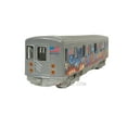 New York City Diecast Subway Train Pullback Toy with Graffiti Art, 7 ...