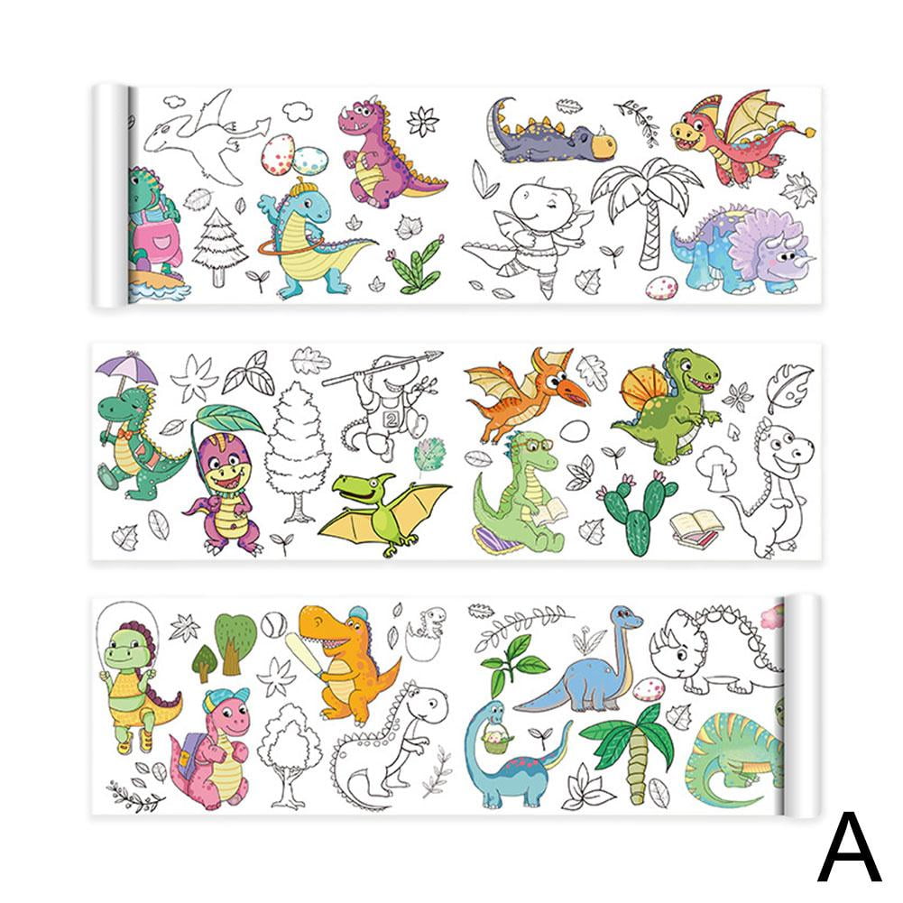 Graffiti Scroll Coloring Painting Paper Drawing Roll Scroll Roll Long ...