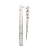 1-15mm Set Wedge Feeler Gauge Clearance Ruler Probe Taper Gauge Gap ...