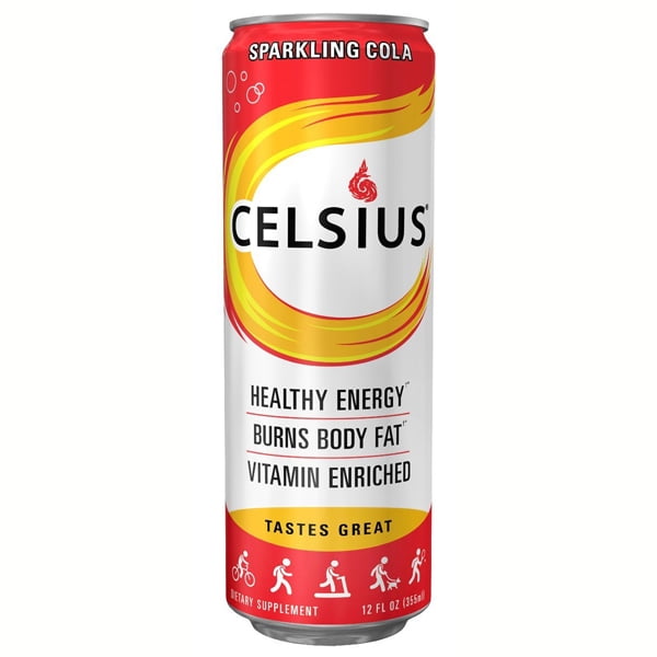 Celsius Sparkling Cola 12 oz Cans - Pack of 12 - Walmart.com