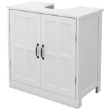Finihen 23" Modern Bathroom Vanity with U-Shape Cut-Out and Adjustable ...