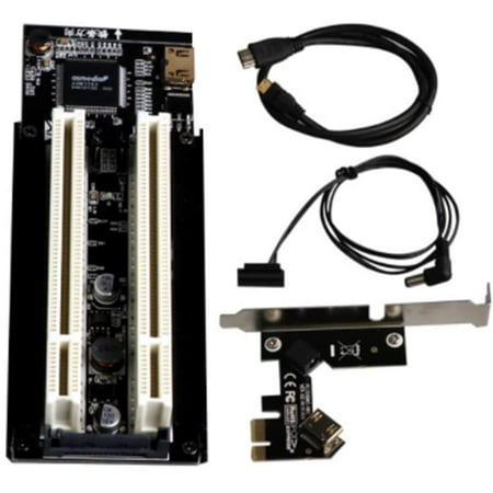 PCIe to PCI Card Desktop PCI-E to Dual PCI Slot Expansion Card USB to ...