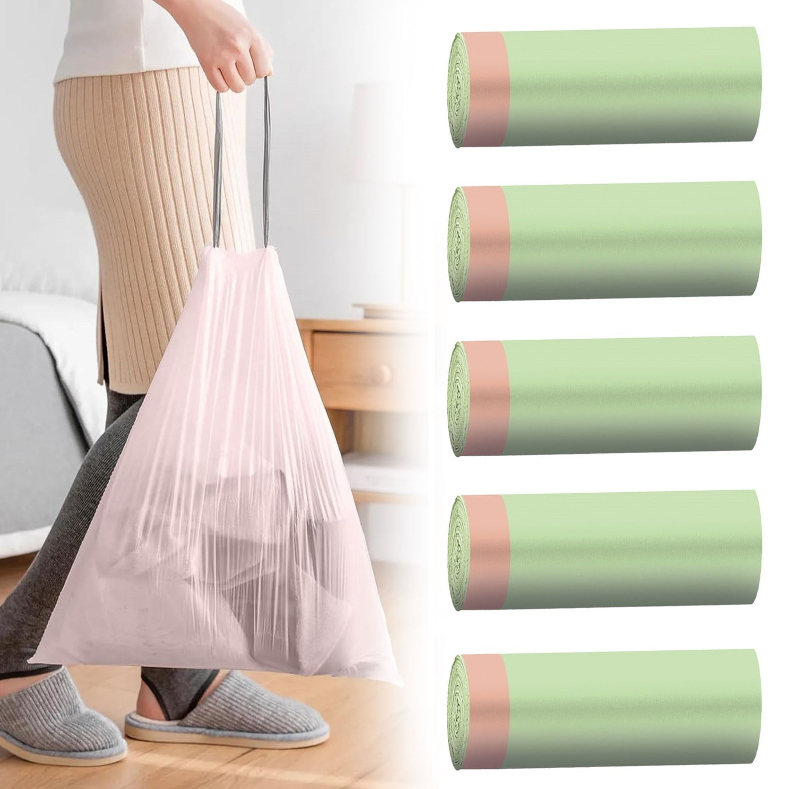 Click here for Cozyhaven Drawstring Small Trash Bags 4 Gallon Gar... prices