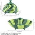 Dockapa Multifunctional Collapsible Steamer Basket, Food Grade Silicone ...