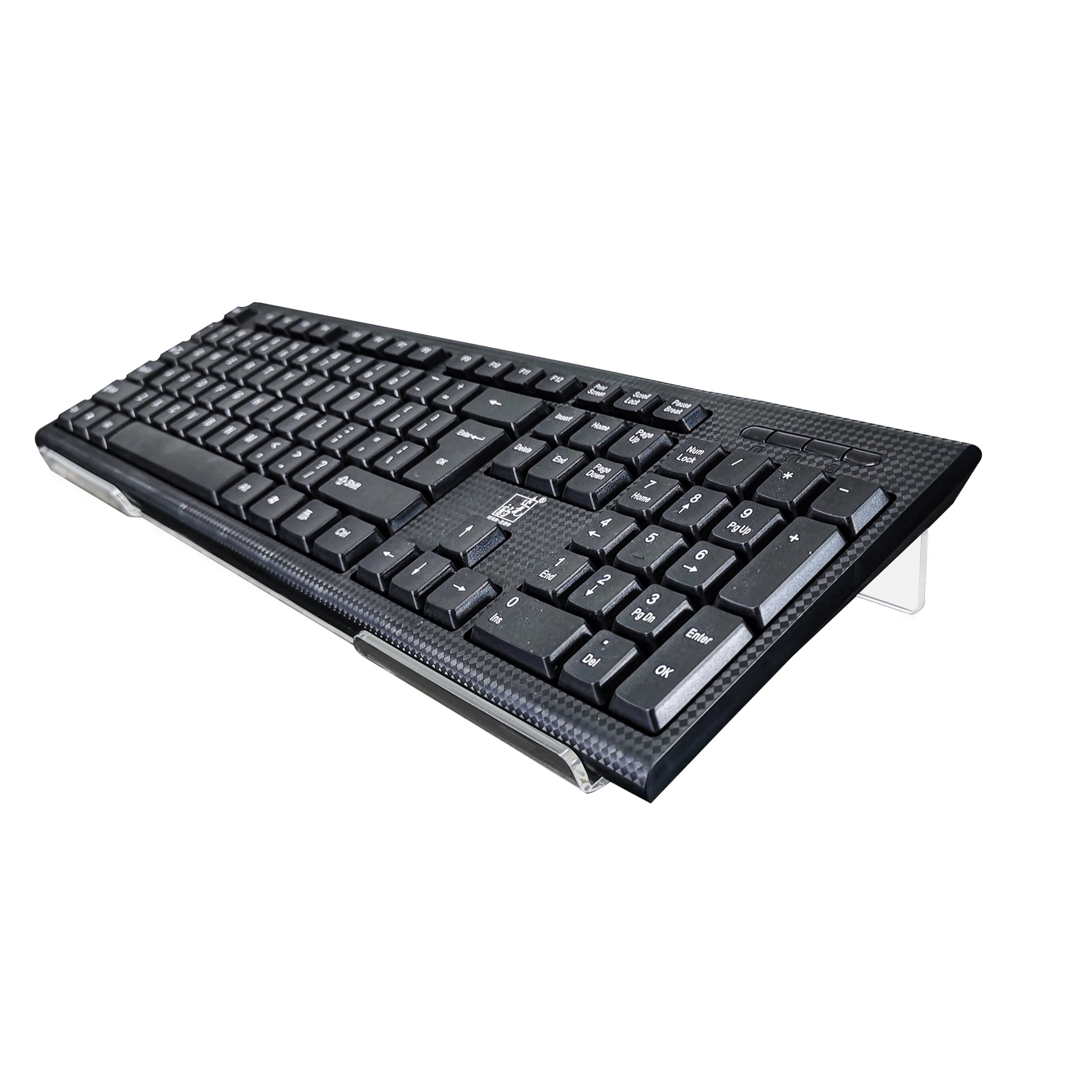 FixtureDisplays® Clear Acrylic Keyboard Tilt Stand, Universal Elevated ...