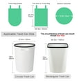 Toplive 6 Gal Trash Can Plastic Bags, 100 Ct, Extra Thick Leak Proof ...