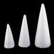 8pcs Foam Cone Polystyrene Cone Shapes Tree Crafts Table Centerpiece ...