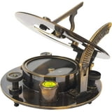Brass Compass - Antique Brass Sundial Compass Marine Boat Gift Pocket ...