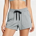Aboser Athletic Shorts for Women 3 Inch Inseam Track Shorts Elastic ...